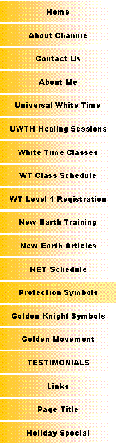 Universal White Time Protection Symbols